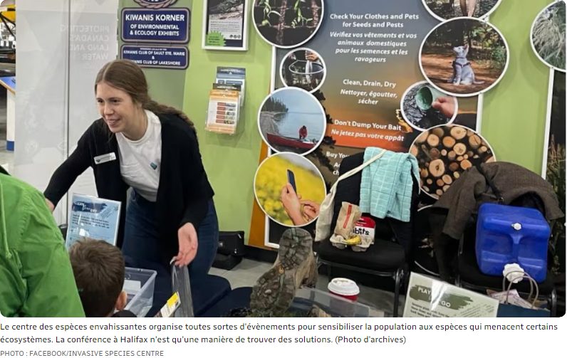Congrès sur les espèces aquatiques envahissantes à Halifax CREAE - UQAC